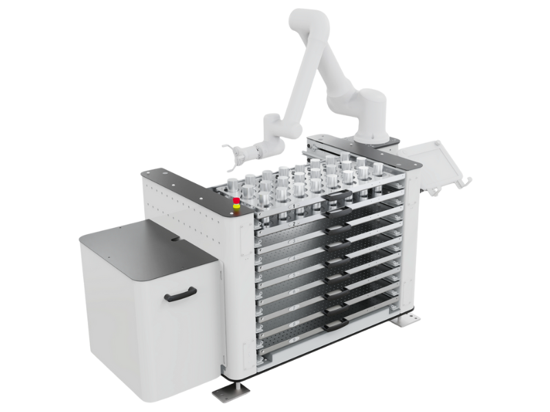 ProFeeder S Compact Robot Cell for CNC Machine Tending